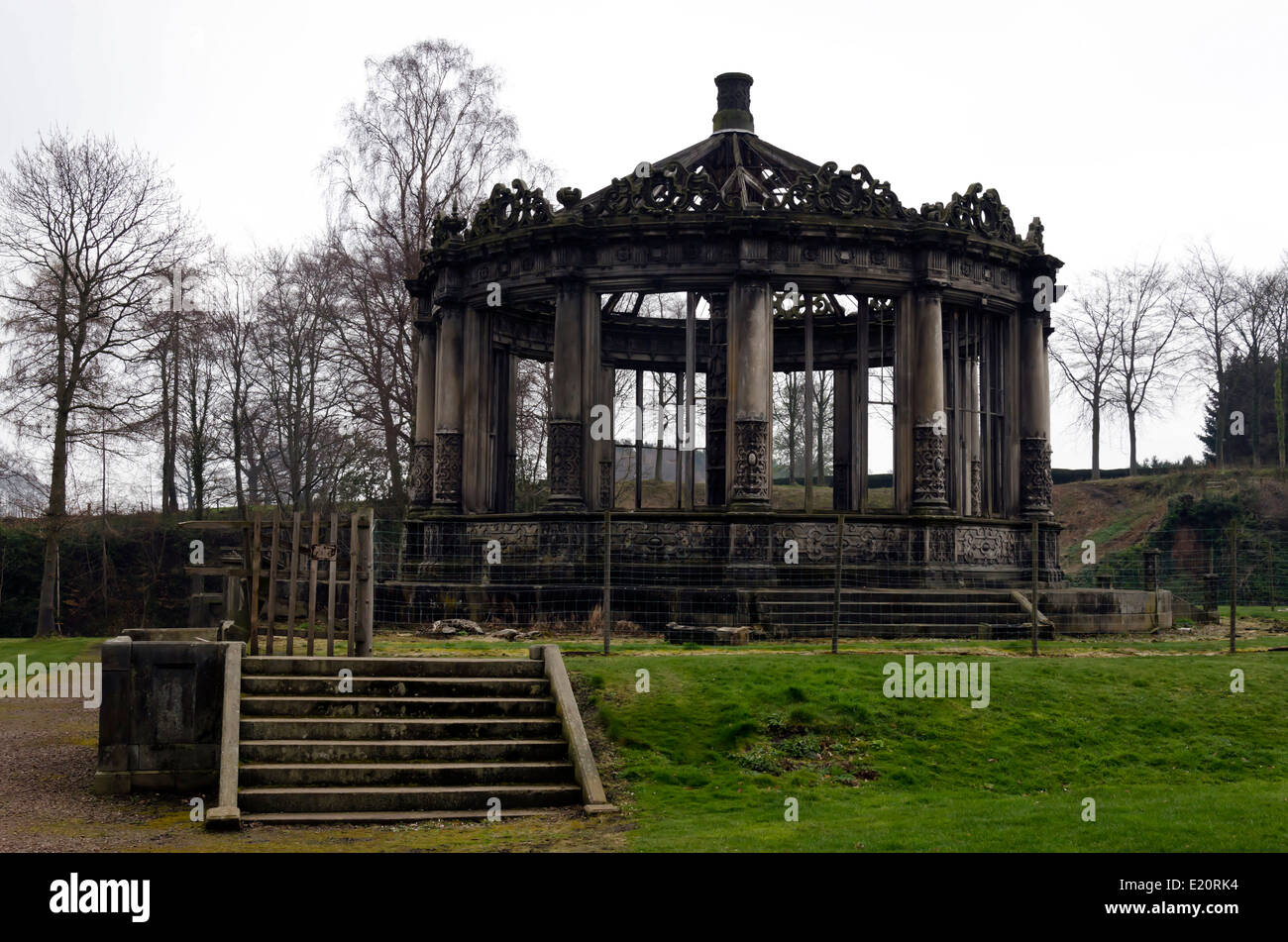 The orangery (or orangerie) in Dalkeith Country Park, near Edinburgh ...