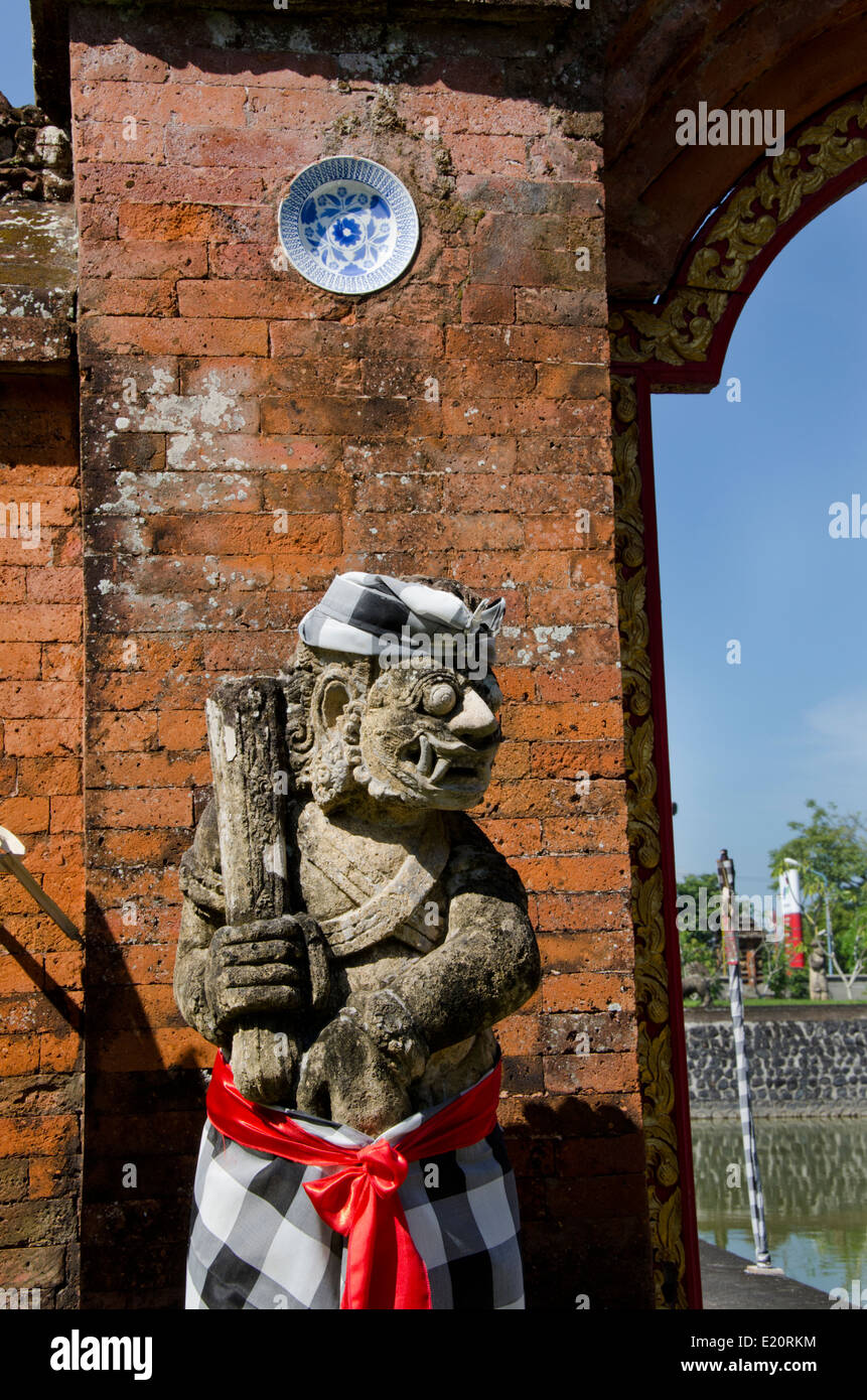 Indonesia, Island of Lombok, Mataram. Mayura Water Palace, open-sided ...
