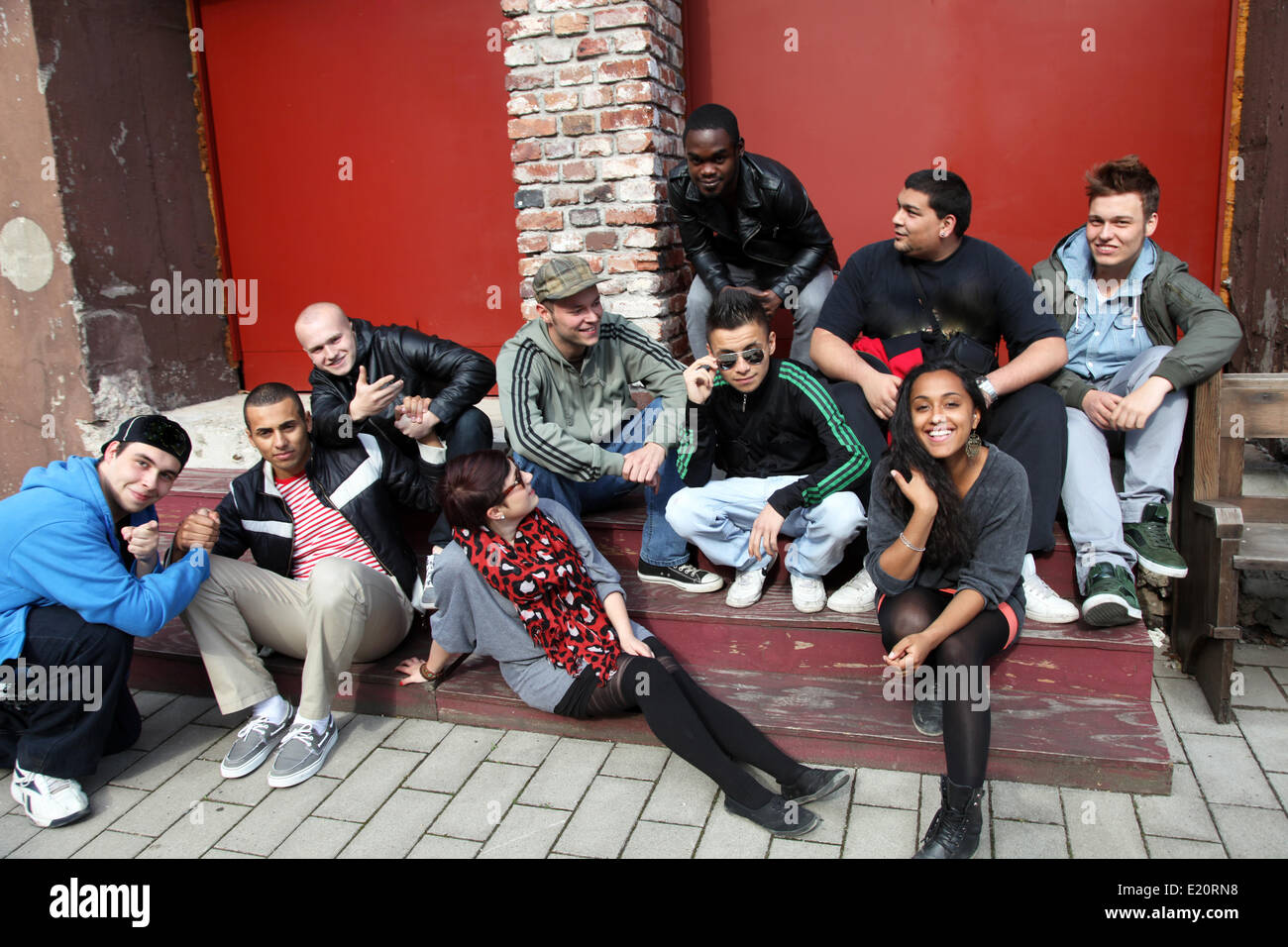 Ten people hi-res stock photography and images - Alamy