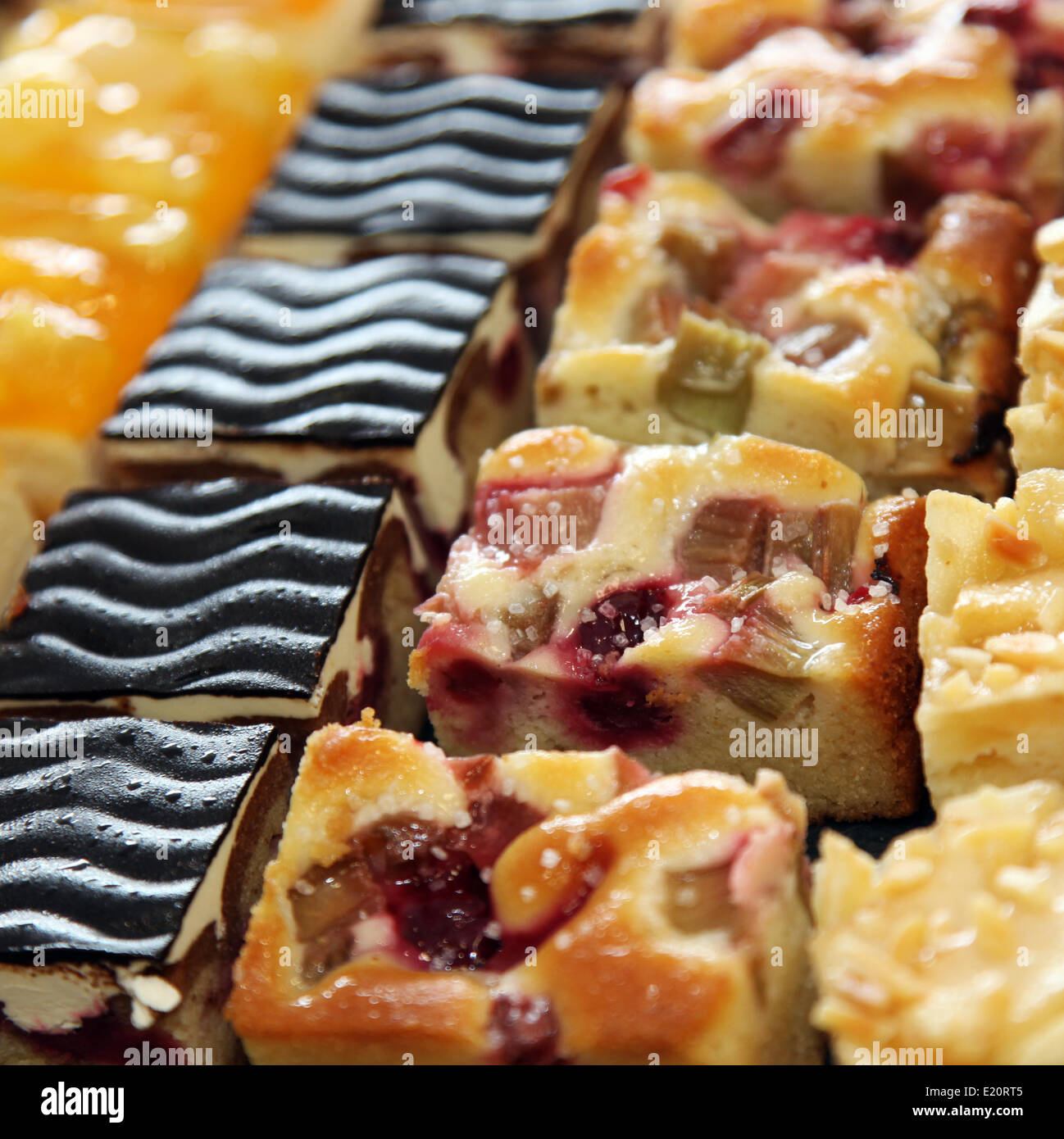 - different, small cake Stock Photo - Alamy
