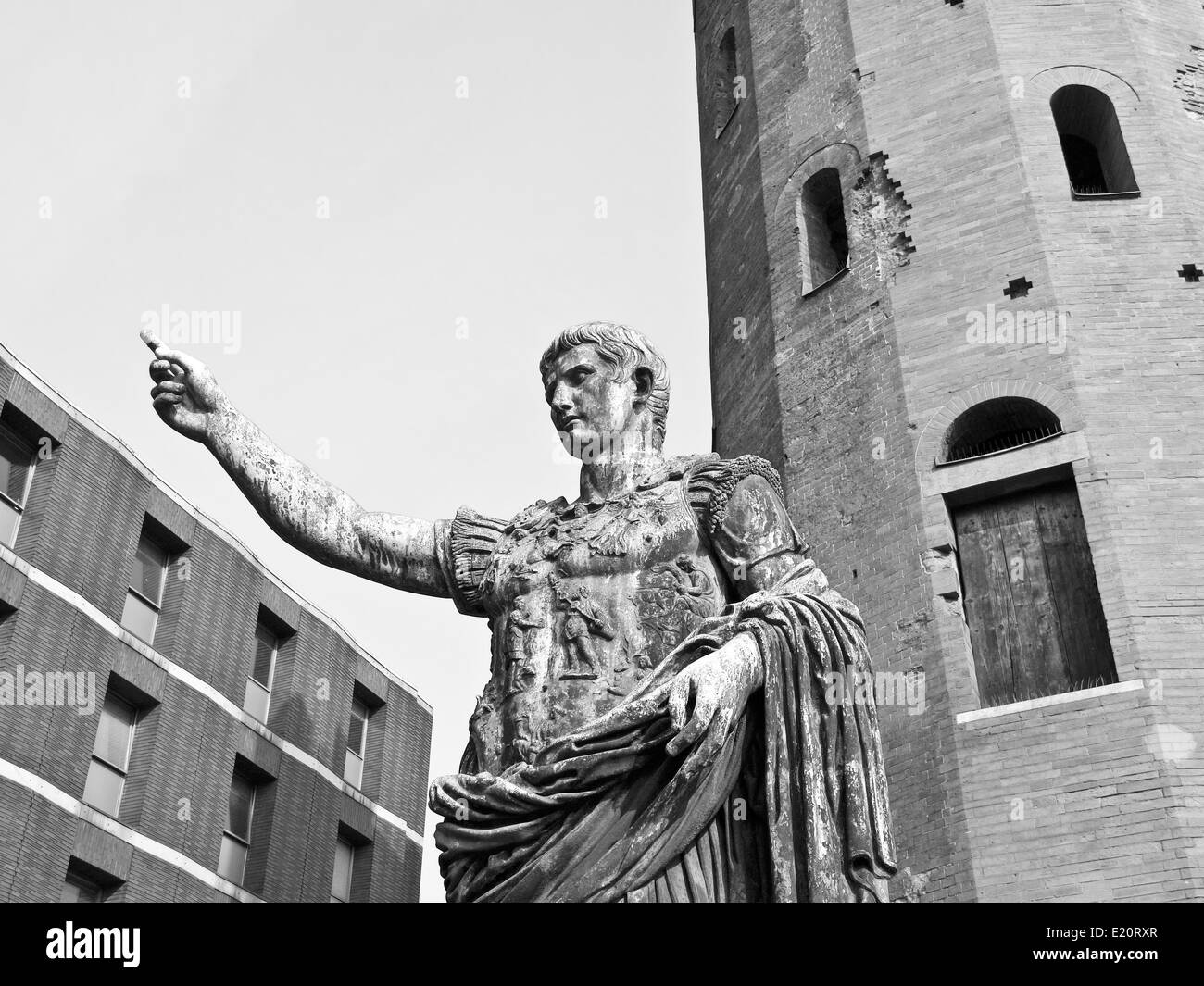 Caesar Augustus statue Stock Photo - Alamy