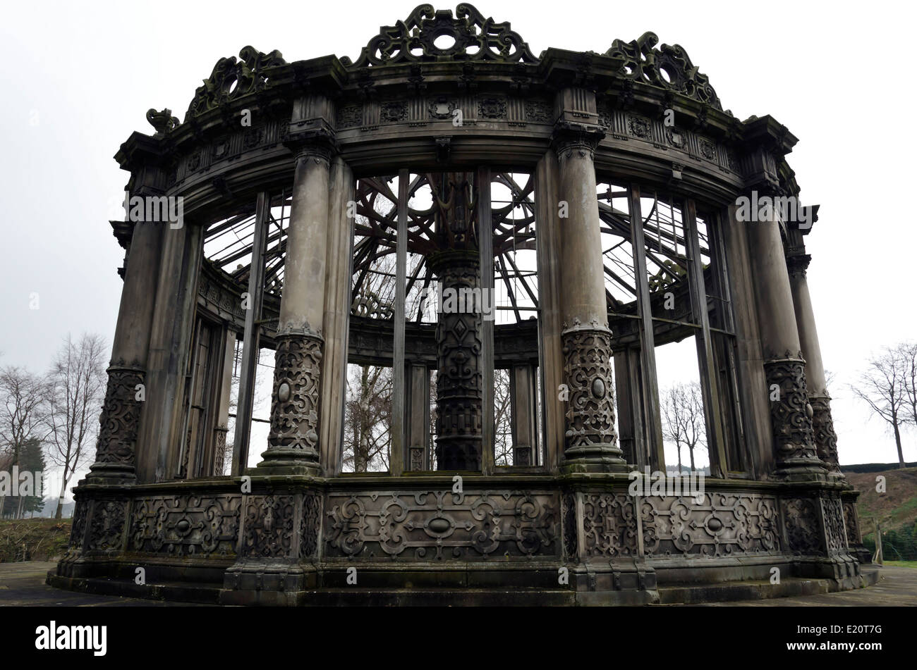 The orangery (or orangerie) in Dalkeith Country Park, near Edinburgh ...