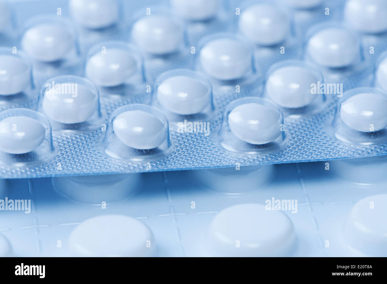 Tablet in the pack close up Stock Photo - Alamy