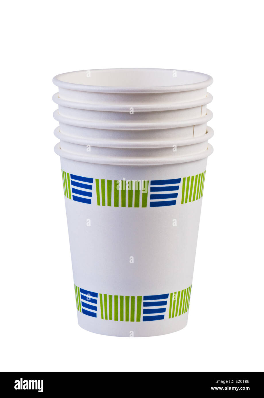Paper cups isolated Stock Photo - Alamy