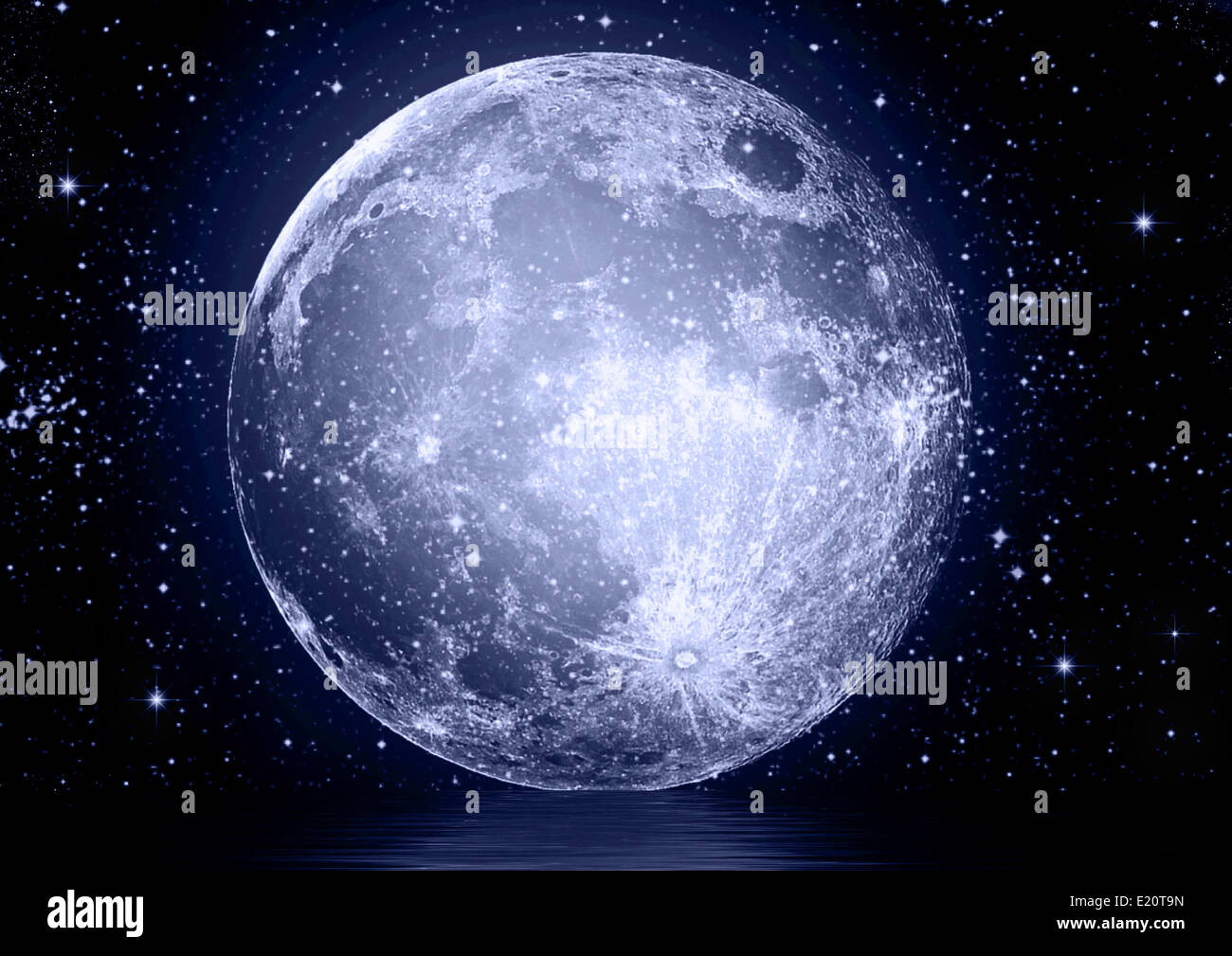 Full moon in detail hi-res stock photography and images - Alamy