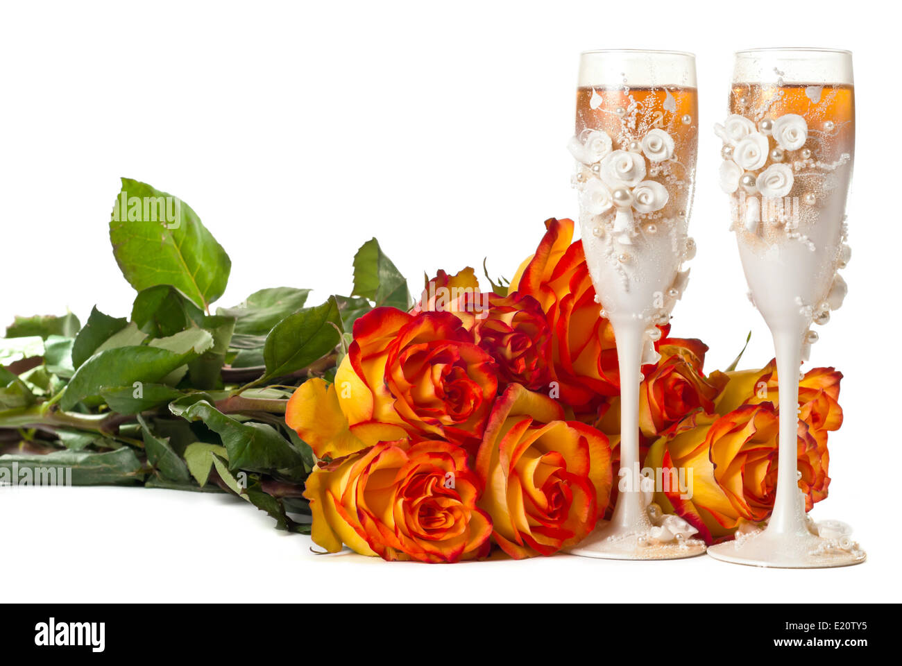 Still life roses on Cut Out Stock Images & Pictures - Alamy