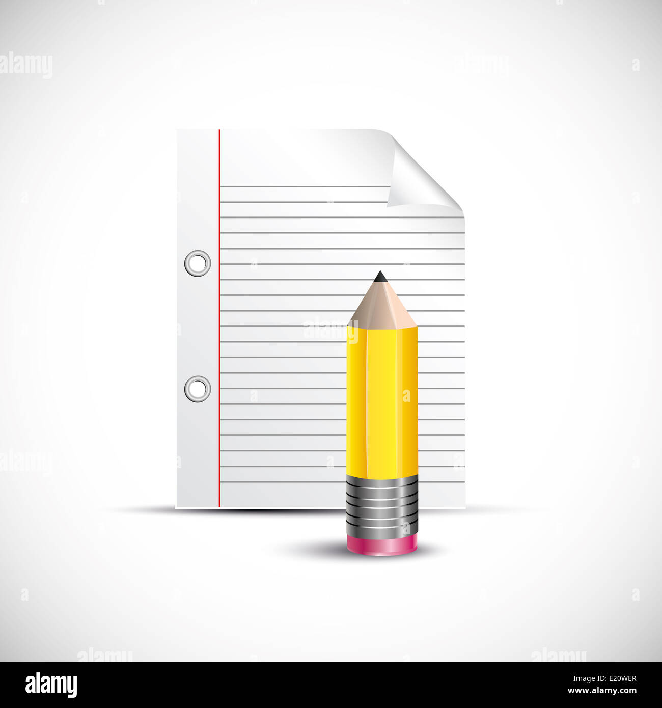 Pen and paper Stock Photo - Alamy