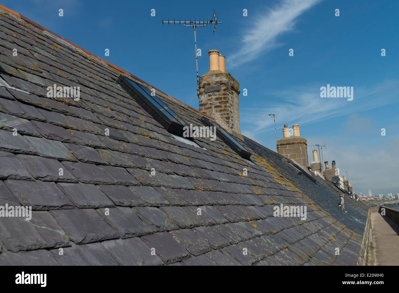 Slate clad roof hi-res stock photography and images - Alamy