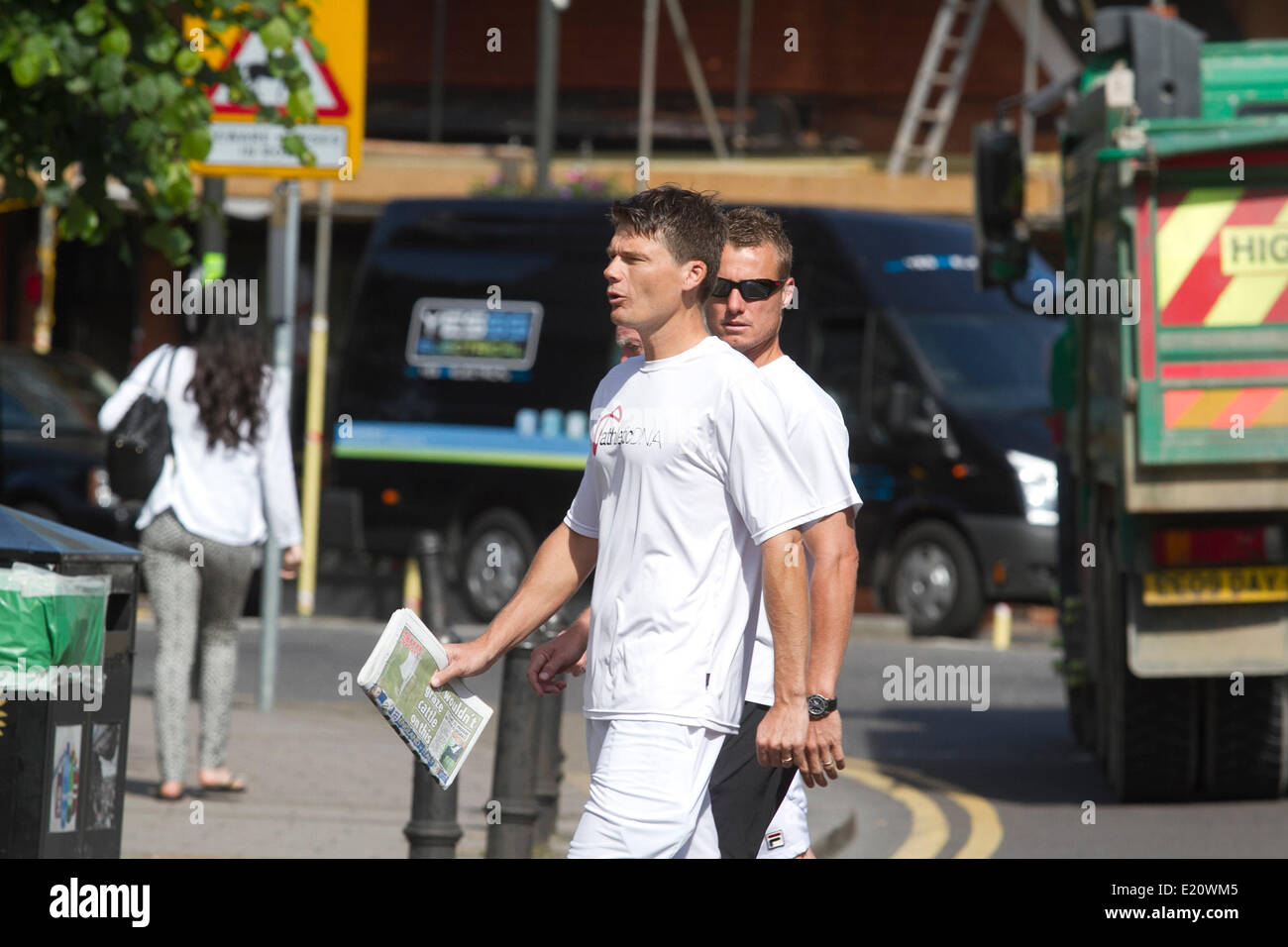 Wimbledon London UK. 2014.Australian tennis player Lleyton Hewitt ...