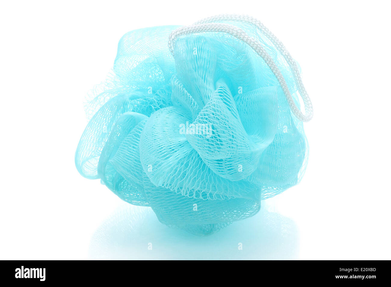 Bath sponge on white background Stock Photo - Alamy