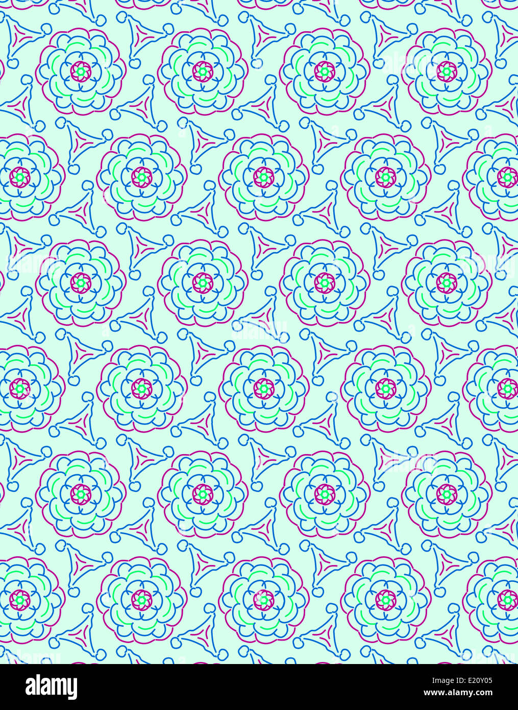 Illustration of symmetrical abstract design wallpaper Stock Photo - Alamy