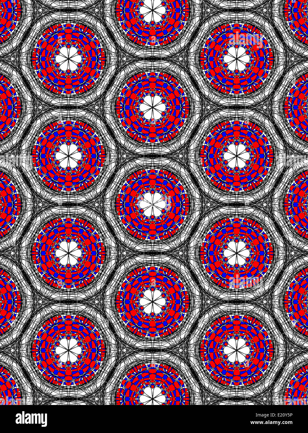 Illustration of symmetrical abstract design wallpaper Stock Photo - Alamy