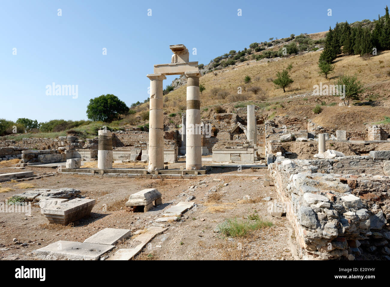 The ruins of the Prytaneion. Ephesus. Turkey Stock Photo - Alamy