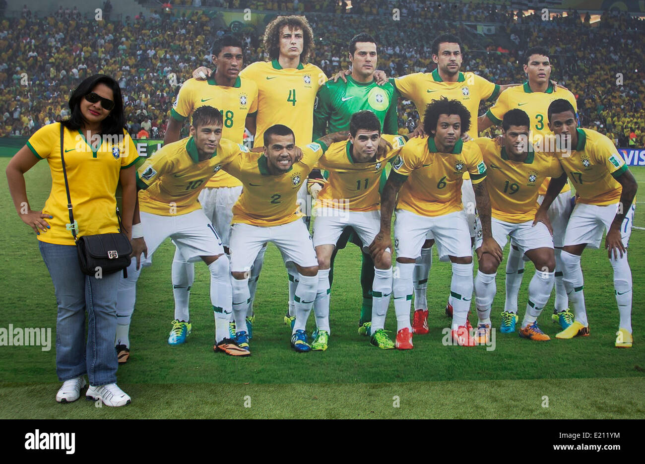 2014 brazilian world cup team hi-res stock photography and images - Alamy