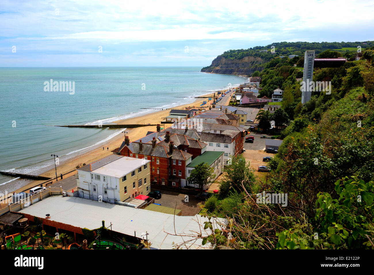 Shanklin Isle of Wight popular tourist and holiday town Stock Photo - Alamy