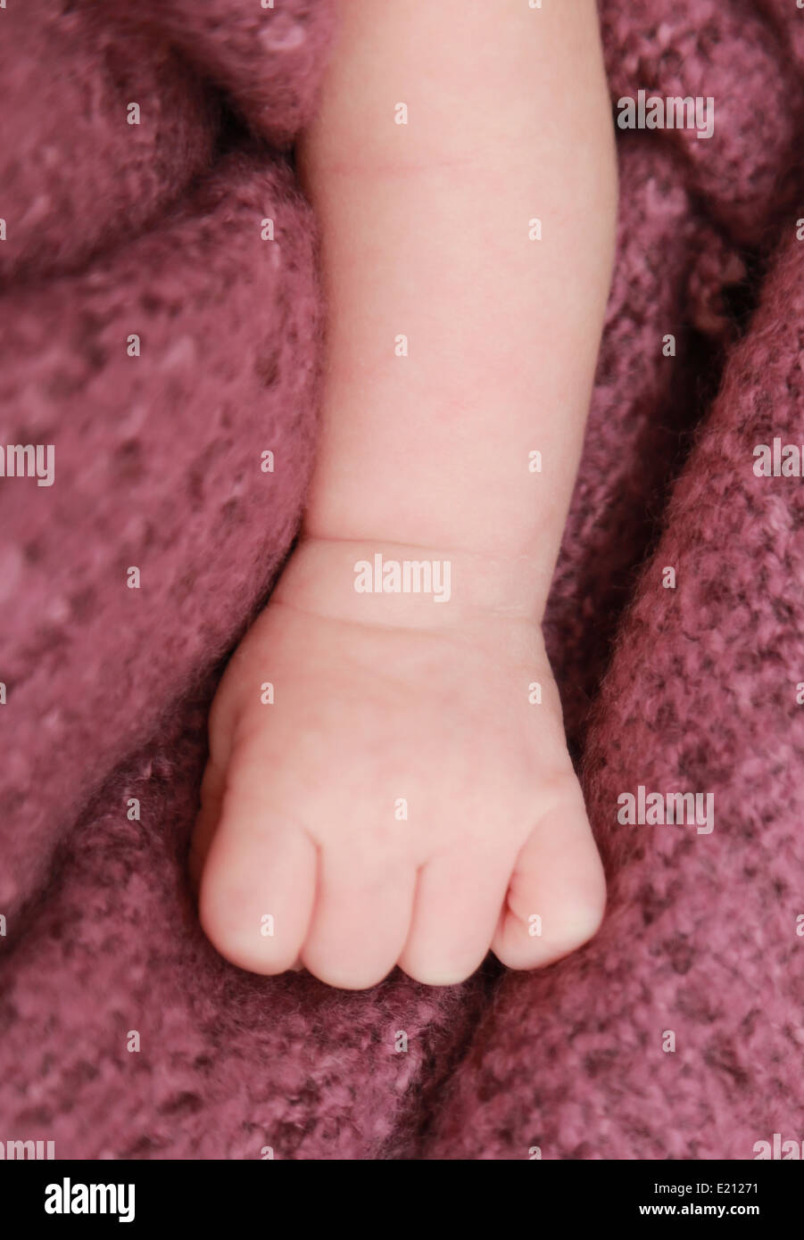 Newborn baby hand Stock Photo - Alamy