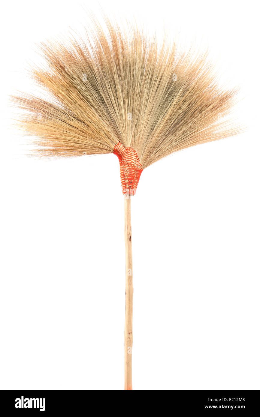 Grass broom hi-res stock photography and images - Alamy