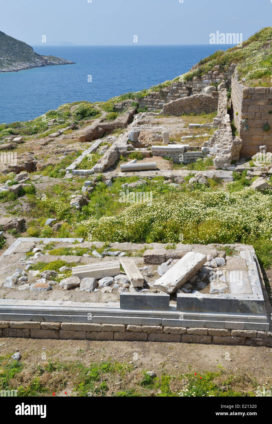 Altar and Temple to Apollo, Kinidos (Cnidus), Turkey 140408 60329 Stock ...