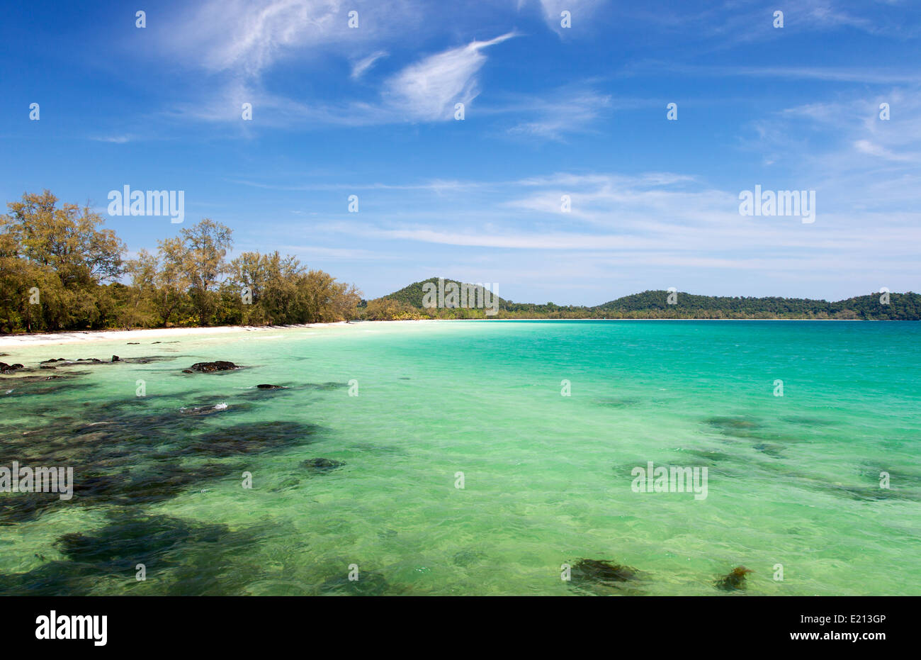 Long Set Beach, Koh Rong, Cambodia Stock Photo - Alamy