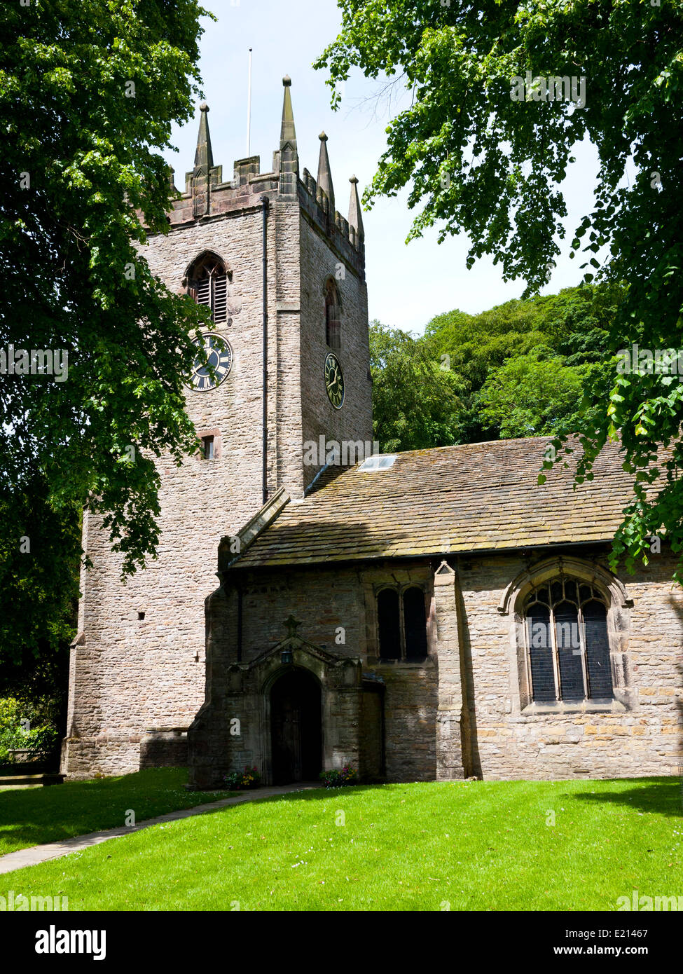 St Christophers Church at Pott Shrigley, Cheshire, England,UK Stock ...