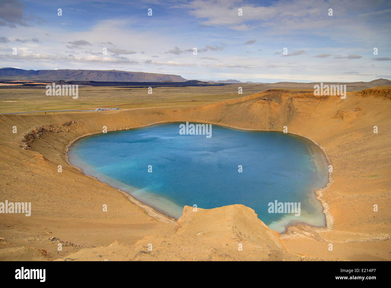 Viti crater in the Krafla region, northeast Iceland Stock Photo - Alamy