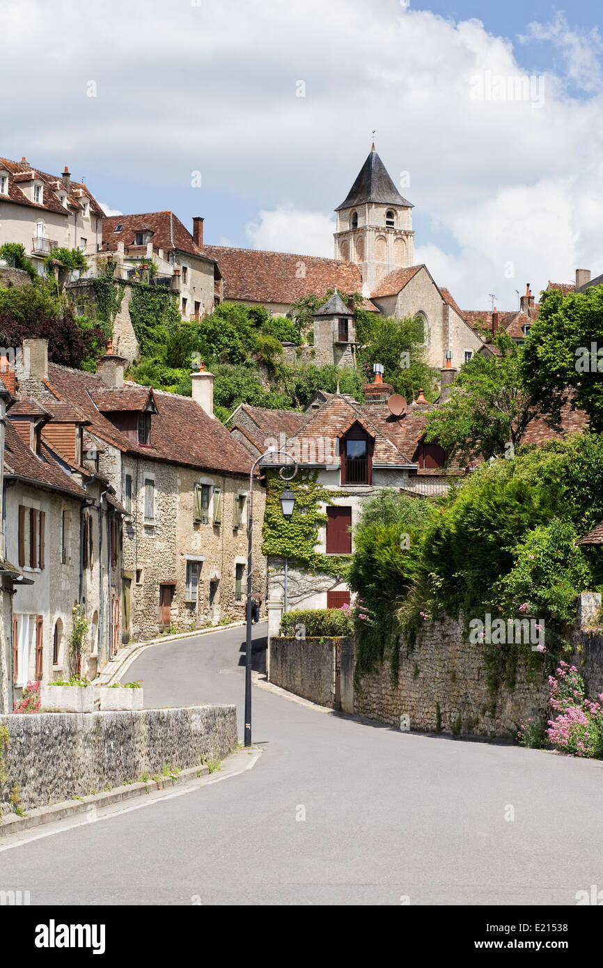 Angles sur l'Anglin, Vienne, France Stock Photo - Alamy