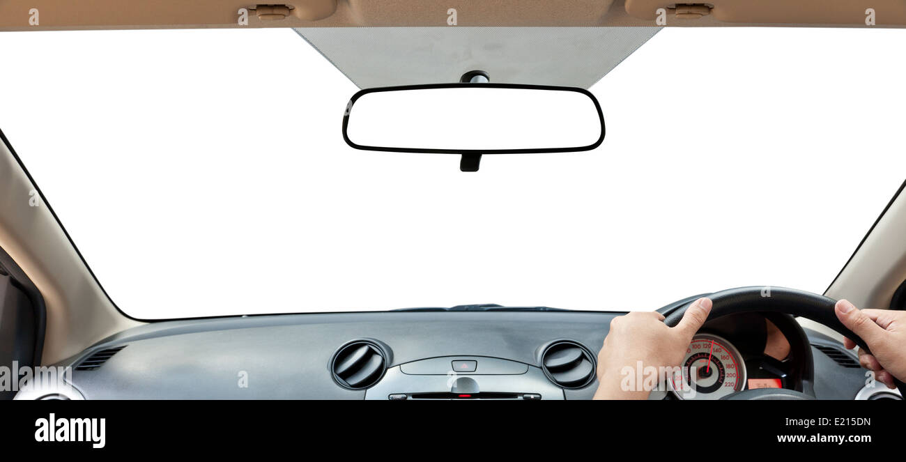 Car isolated white background rear view hi-res stock photography and ...