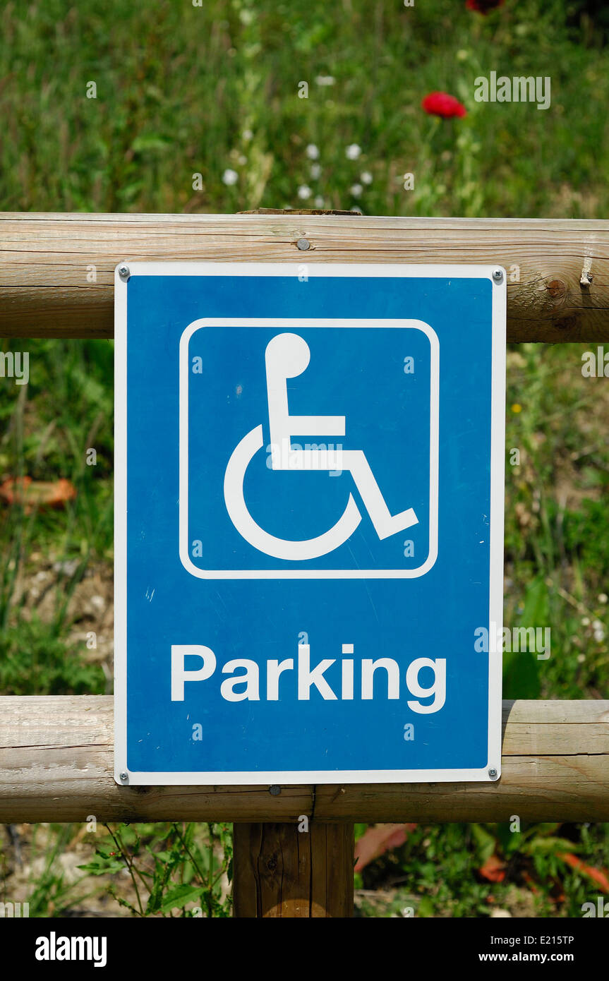 Disabled Parking Sign Stock Photo - Alamy