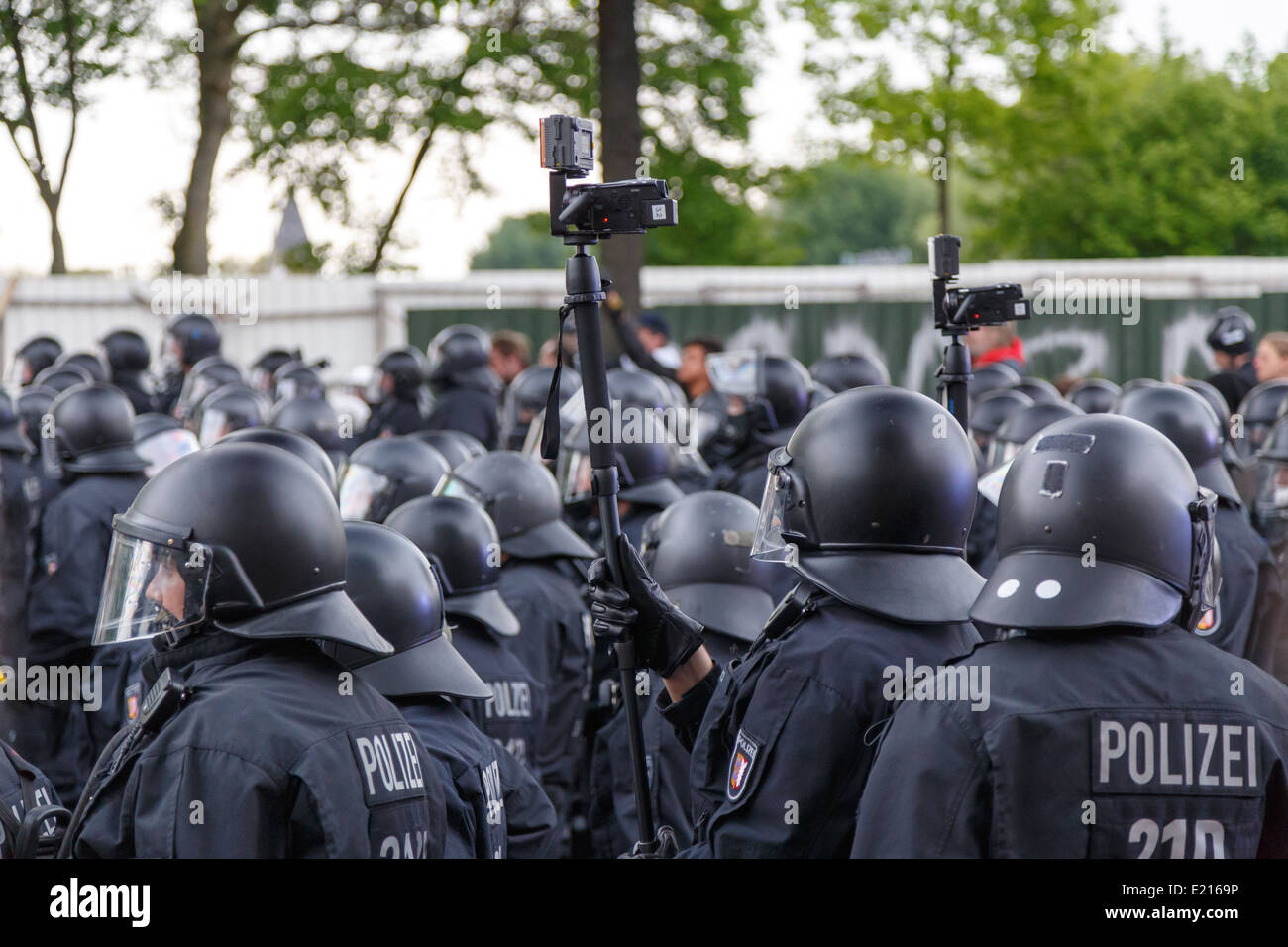 Riot police germany hi-res stock photography and images - Alamy