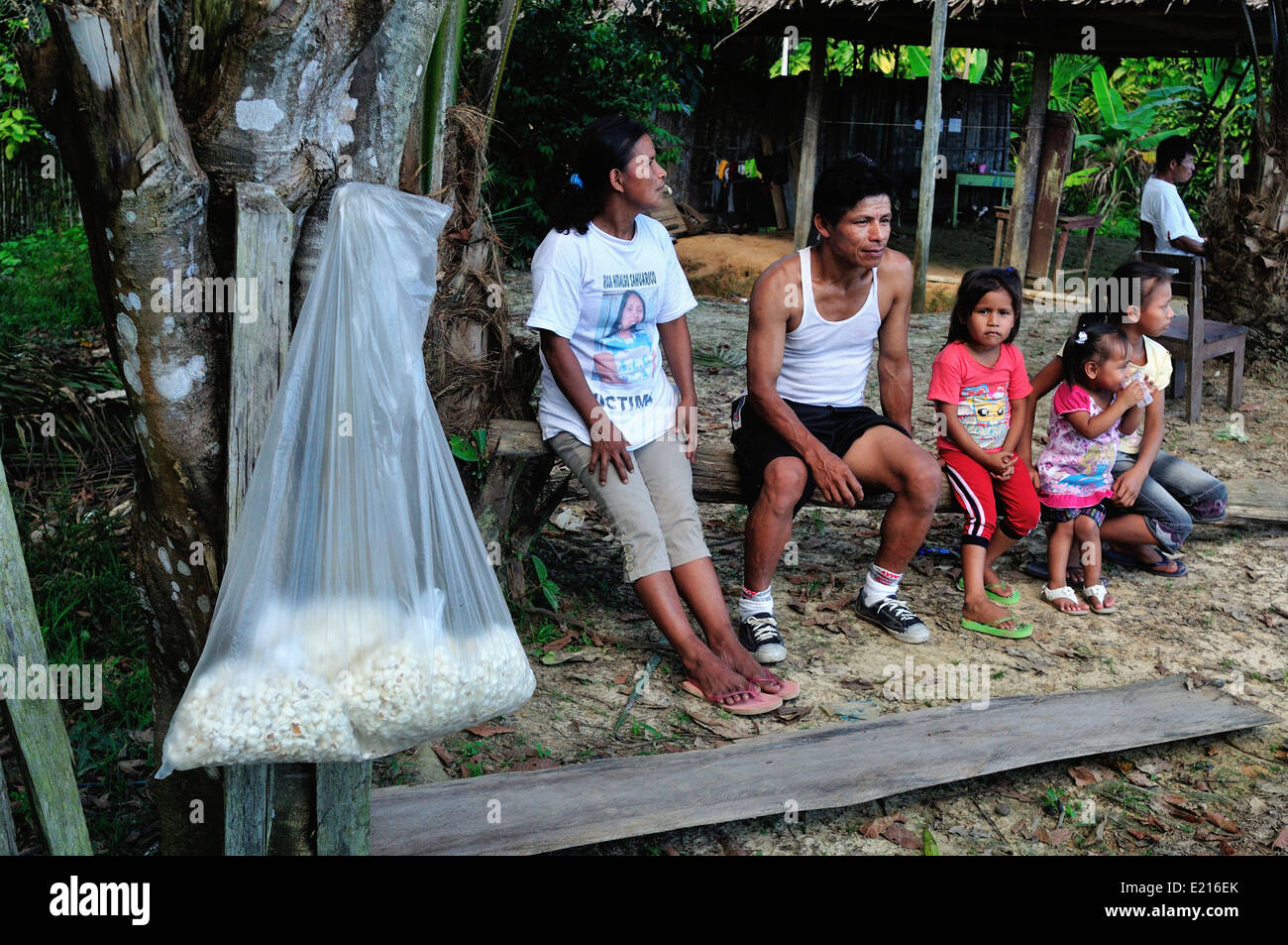 Popcorn in Industria - PANGUANA . Department of Loreto .PERU Stock ...