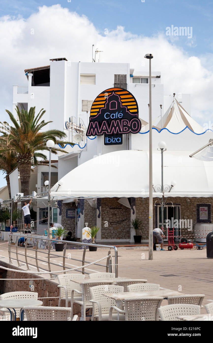 café mambo bar in Ibiza Stock Photo - Alamy