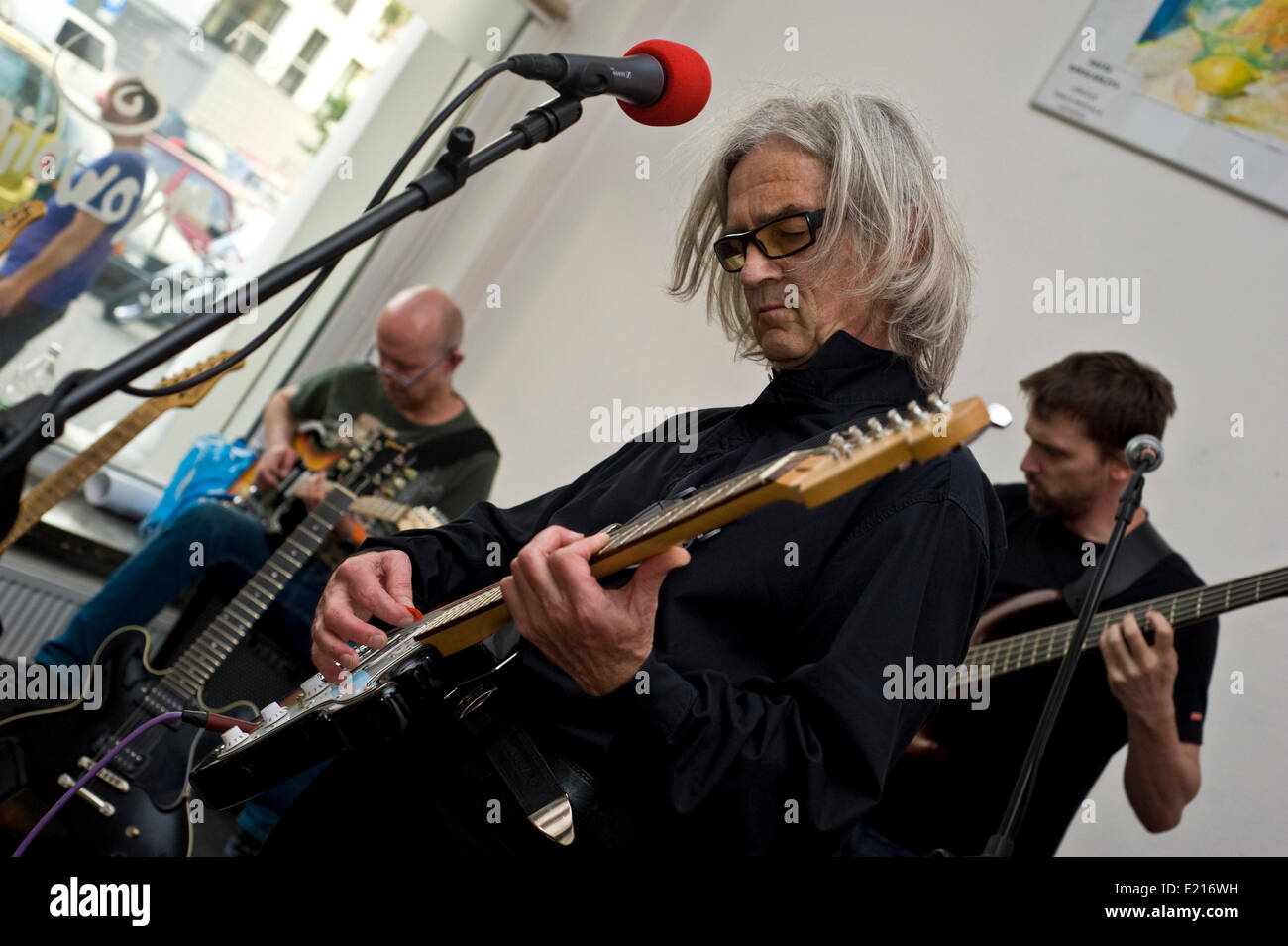 Warsaw, Poland. 12th June 2014. Progressive-rock band Klan from Warsaw ...