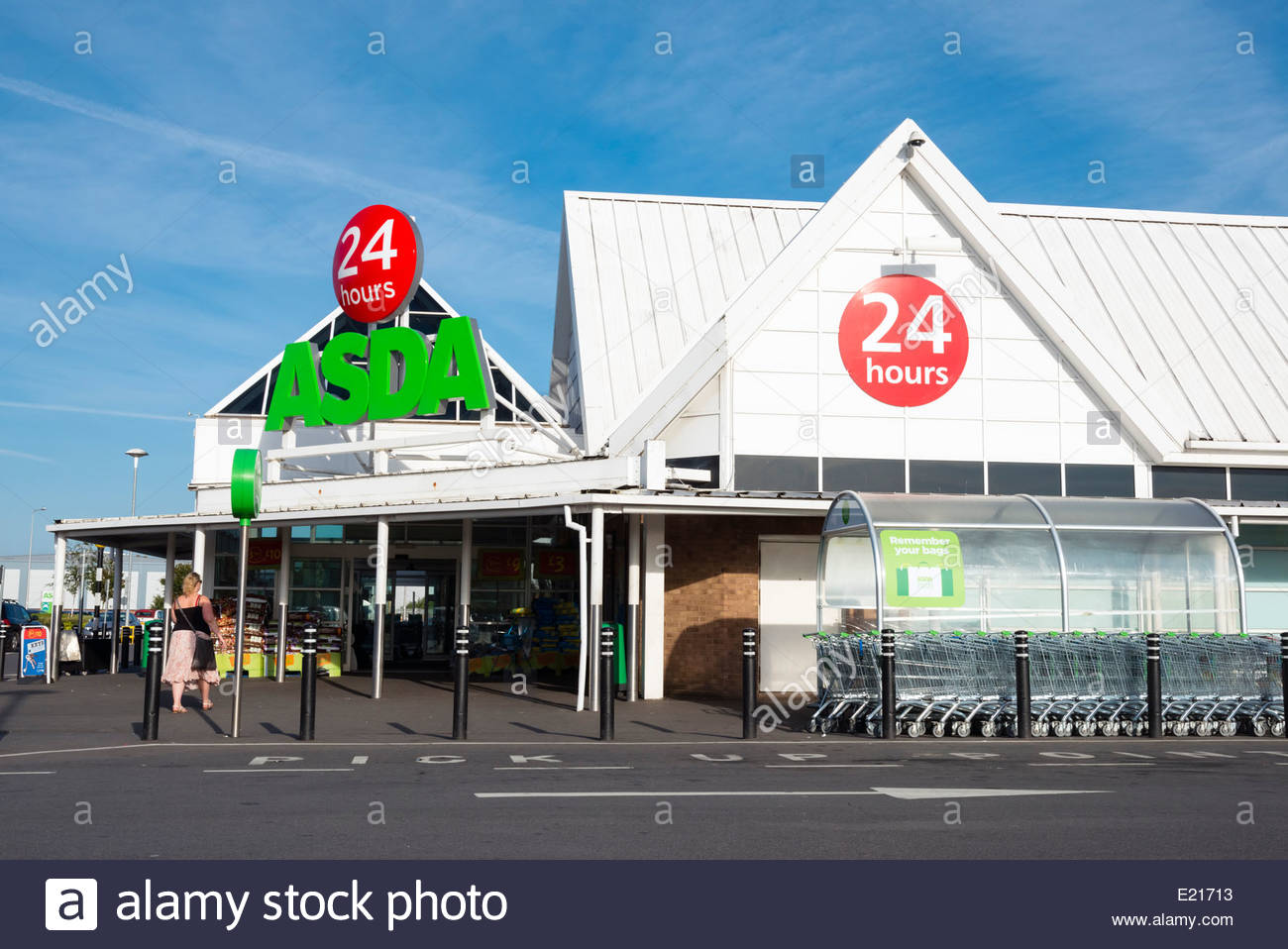 24 Hours Asda Supermarket Stock Photos & 24 Hours Asda Supermarket ...