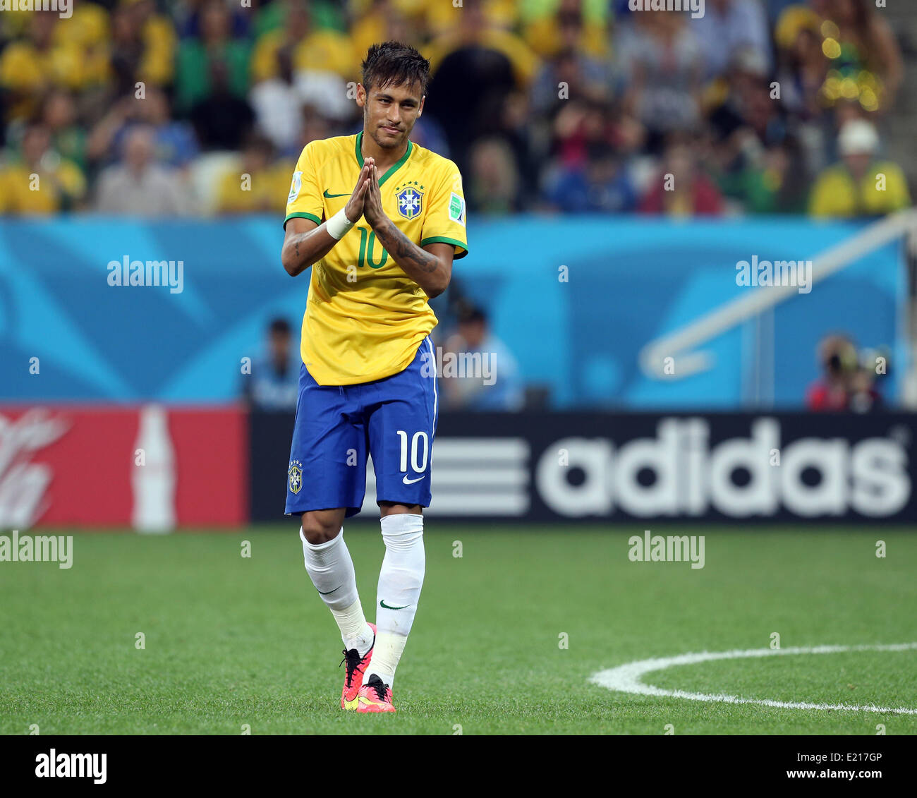 Sao Paulo, Brazil. 12th June, 2014. World Cup finals 2014. Opening game ...