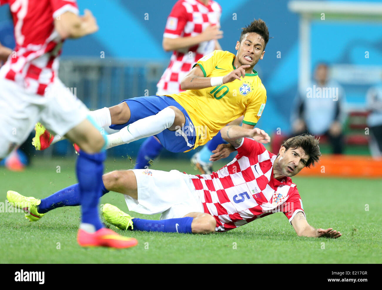 Sao Paulo, Brazil. 12th June, 2014. World Cup finals 2014. Opening game ...