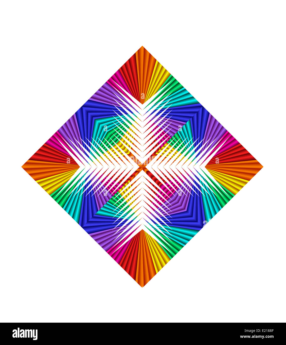 Beautiful Rainbow Motifs Design Elements Cut Out Stock Photo - Alamy