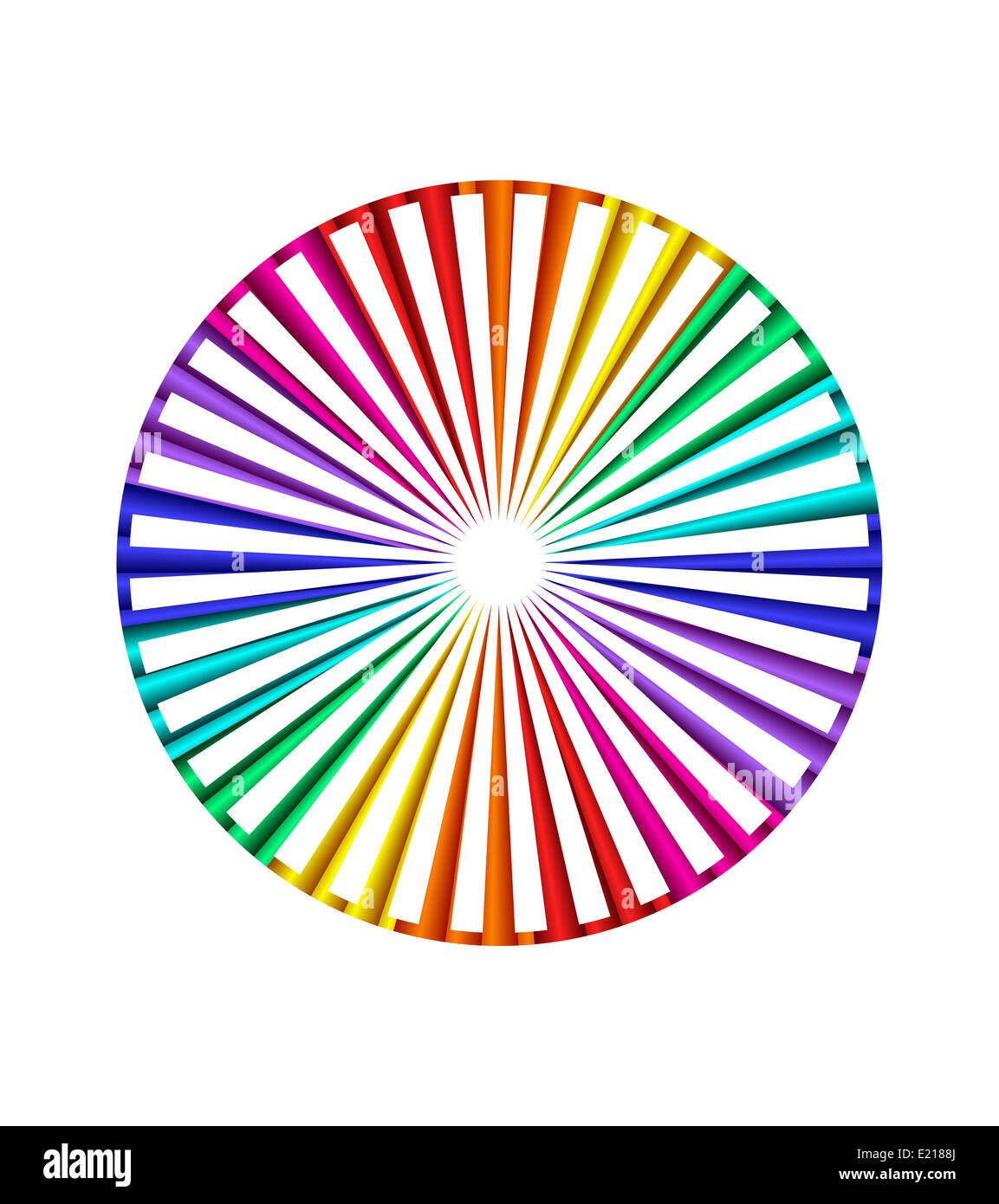 Beautiful Rainbow Motifs Design Elements Cut Out Stock Photo - Alamy