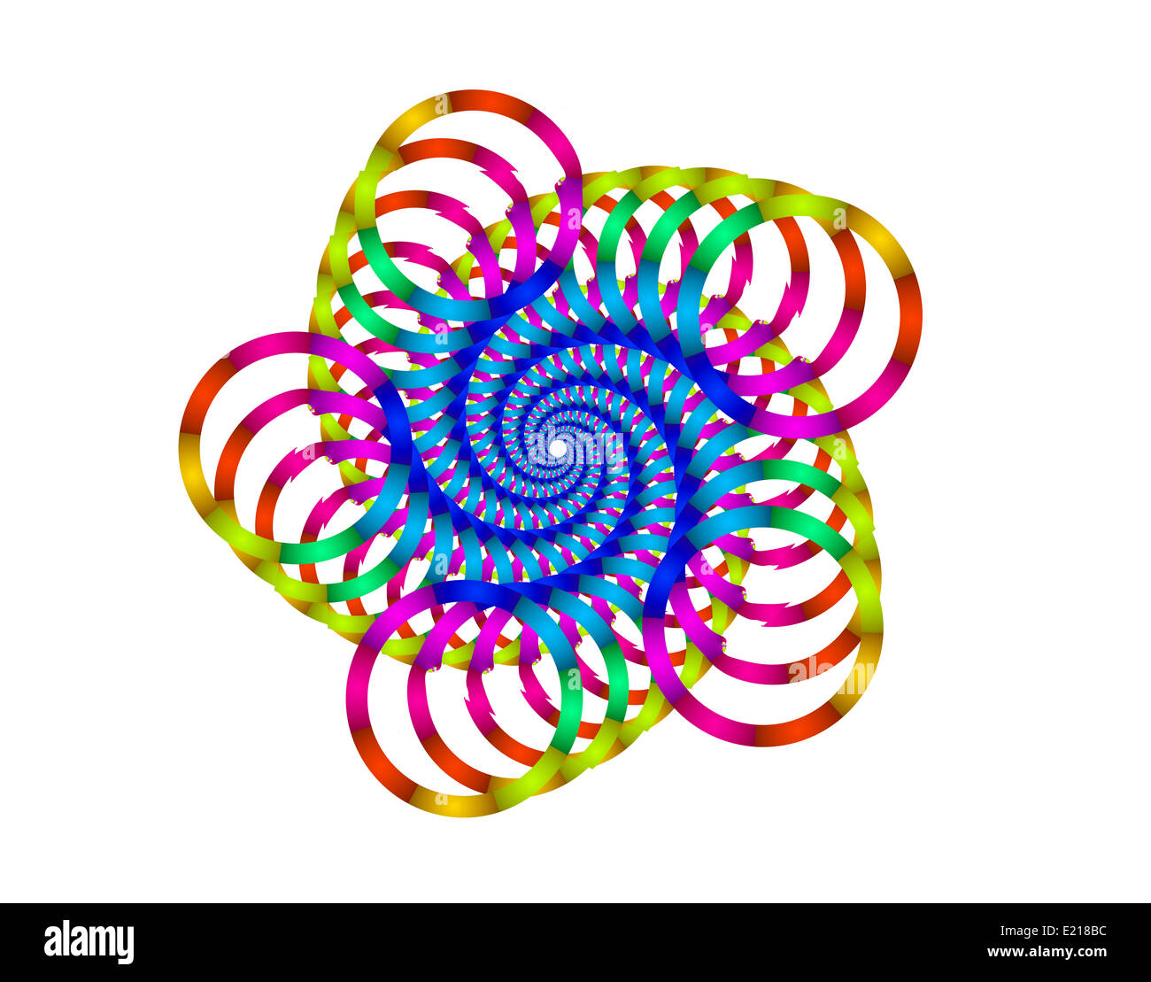 Beautiful Rainbow Motifs Design Elements Cut Out Stock Photo - Alamy