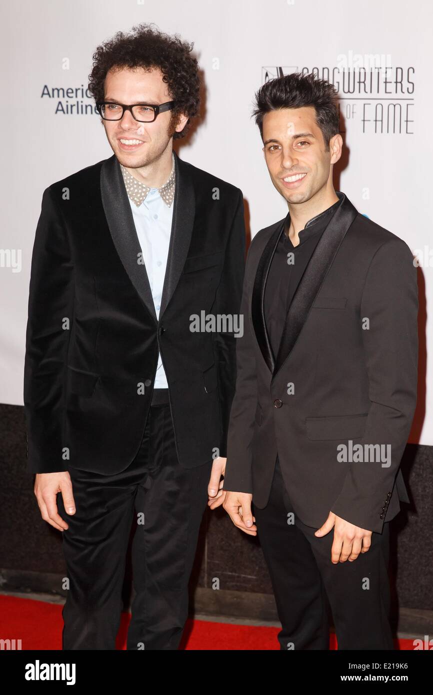 New York, NY, USA. 12th June, 2014. Ian Axel, Chad Vaccarino at ...