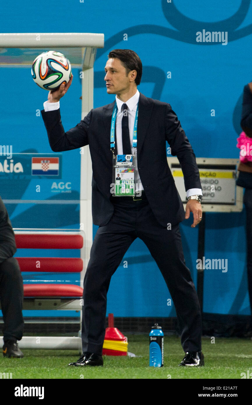 Sao Paulo, Brazil. 12th June, 2014. Niko Kovac (CRO) FIFA World Cup ...
