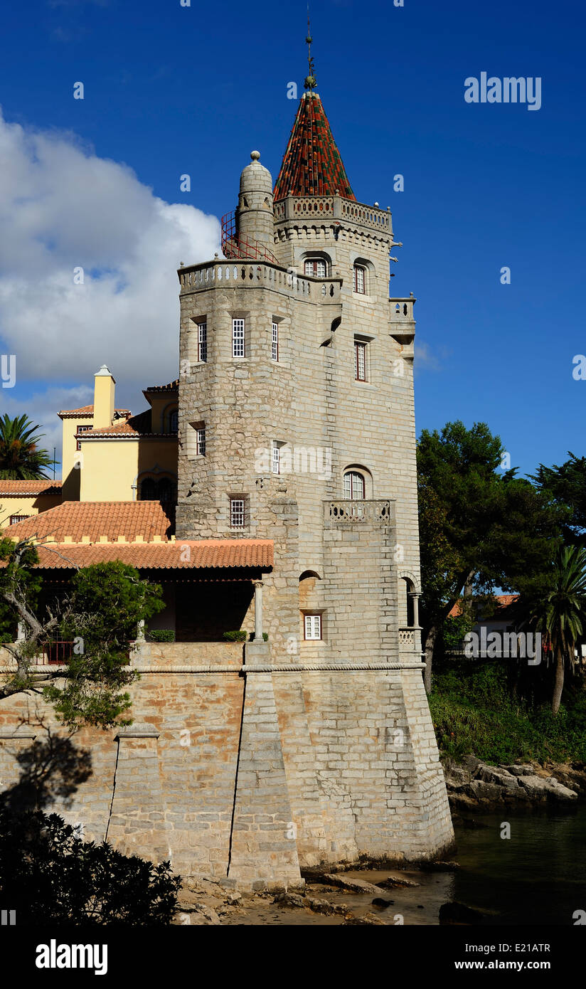 the Conde Castro Guimaraes castle, Cascais, Portugal Stock Photo - Alamy