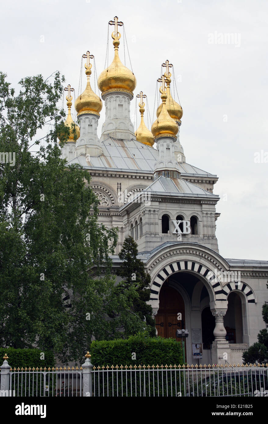 Russian Orthodox Church, Geneva, Switzerland Stock Photo - Alamy