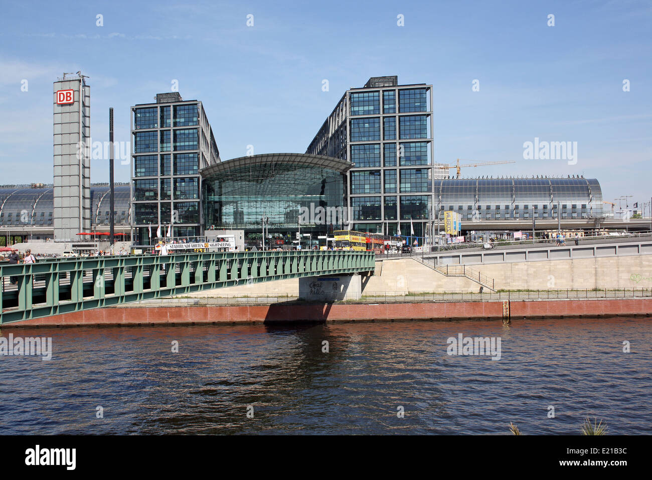 Berlin Hbf, Hauptbahnhof, Main railway station Stock Photo - Alamy