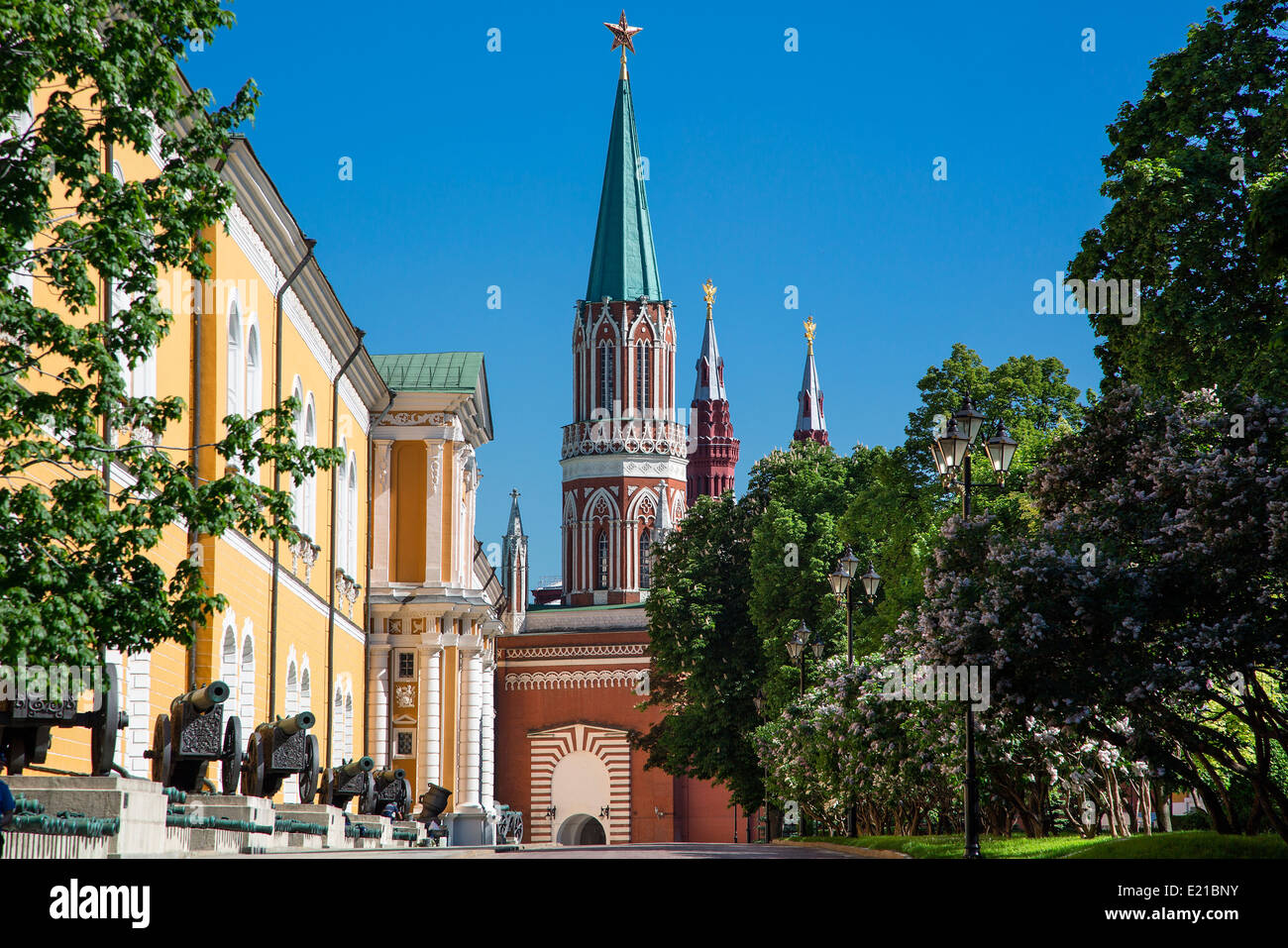 Moscow, The Tsar Tower Stock Photo - Alamy