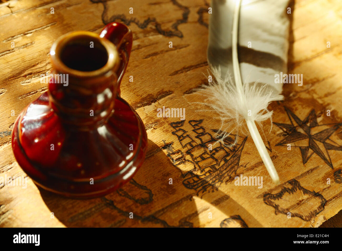 Ancient nautical chart hi-res stock photography and images - Alamy