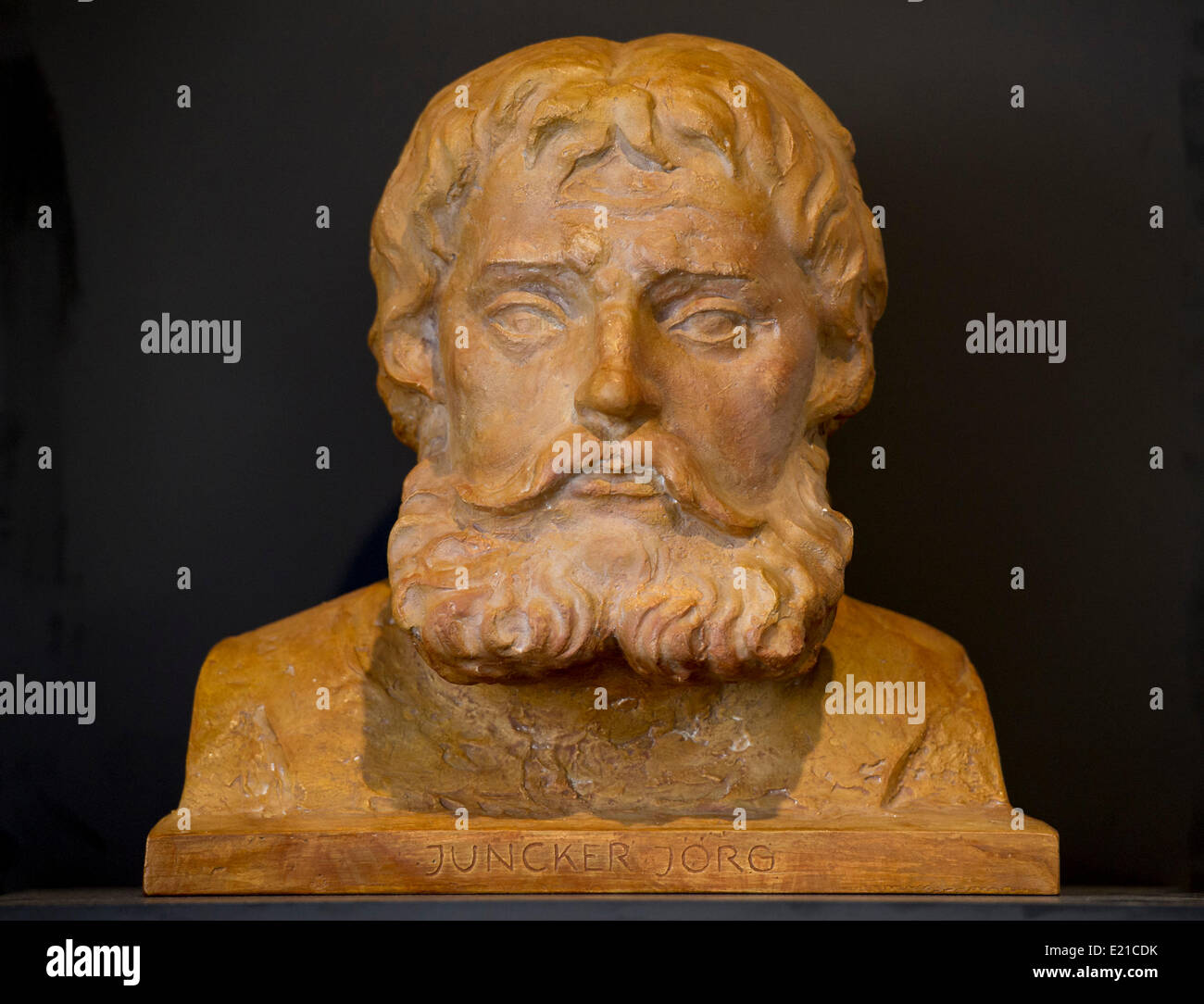 Mansfeld, Germany. 12th June, 2014. A bust depicting Martin Luther ...