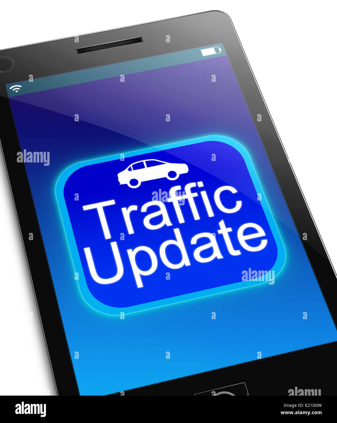 Traffic update concept Stock Photo - Alamy