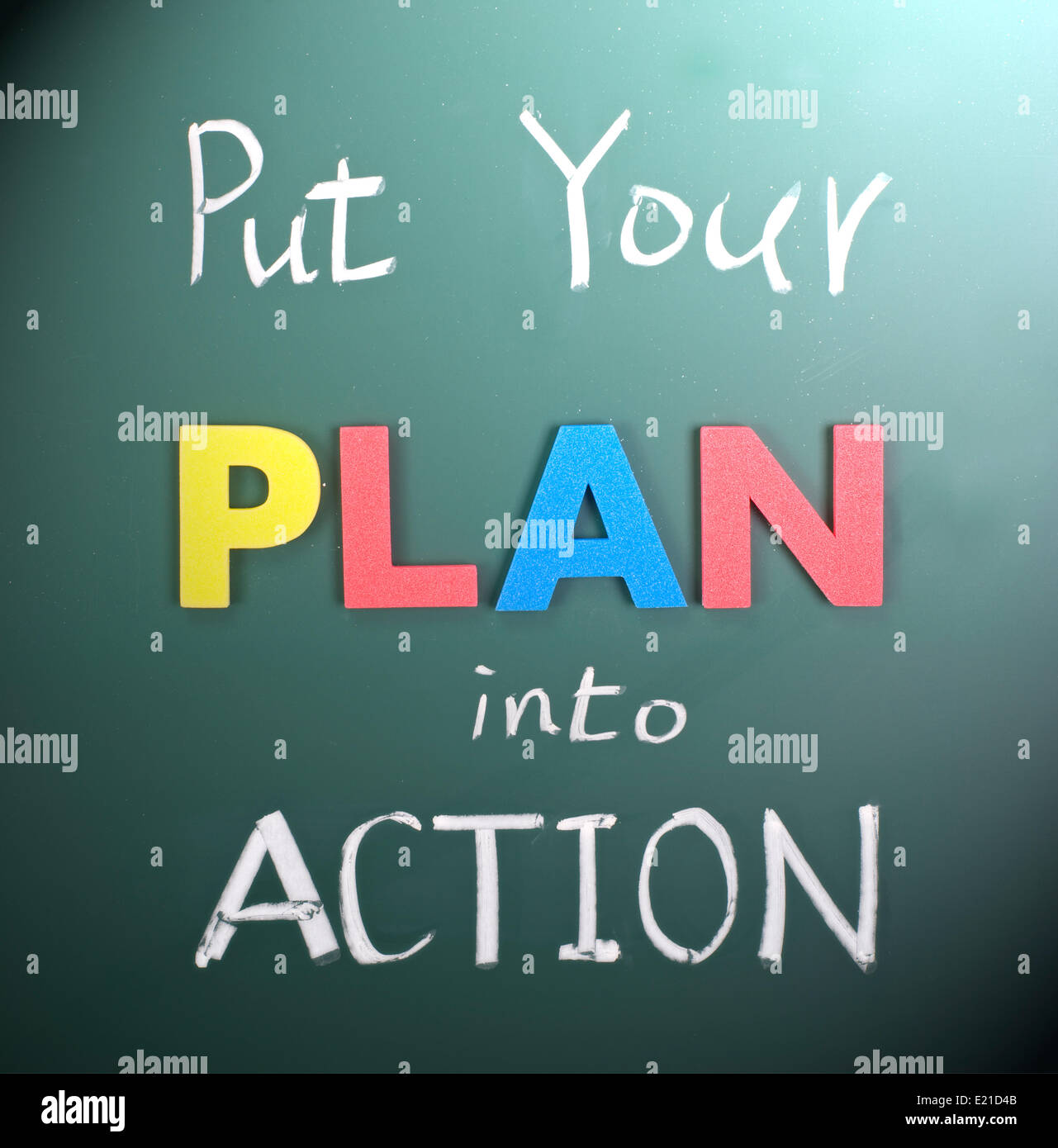 Put your plan into action Stock Photo - Alamy