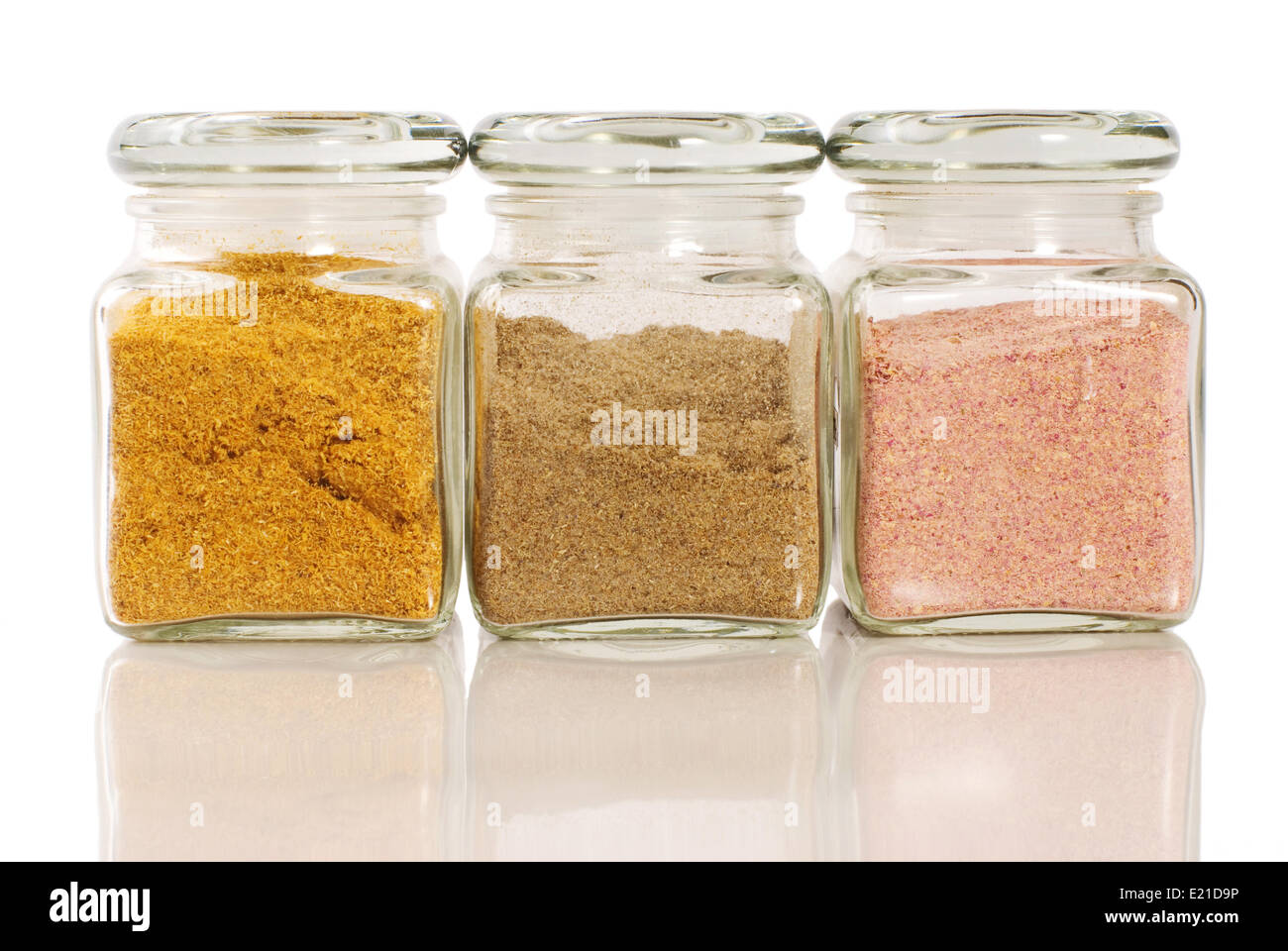 Nature herb powder Stock Photo - Alamy