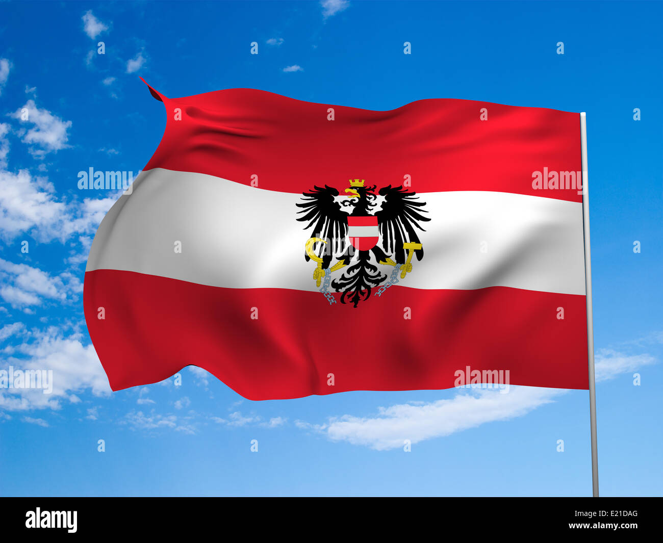 Austria official flag hi-res stock photography and images - Alamy